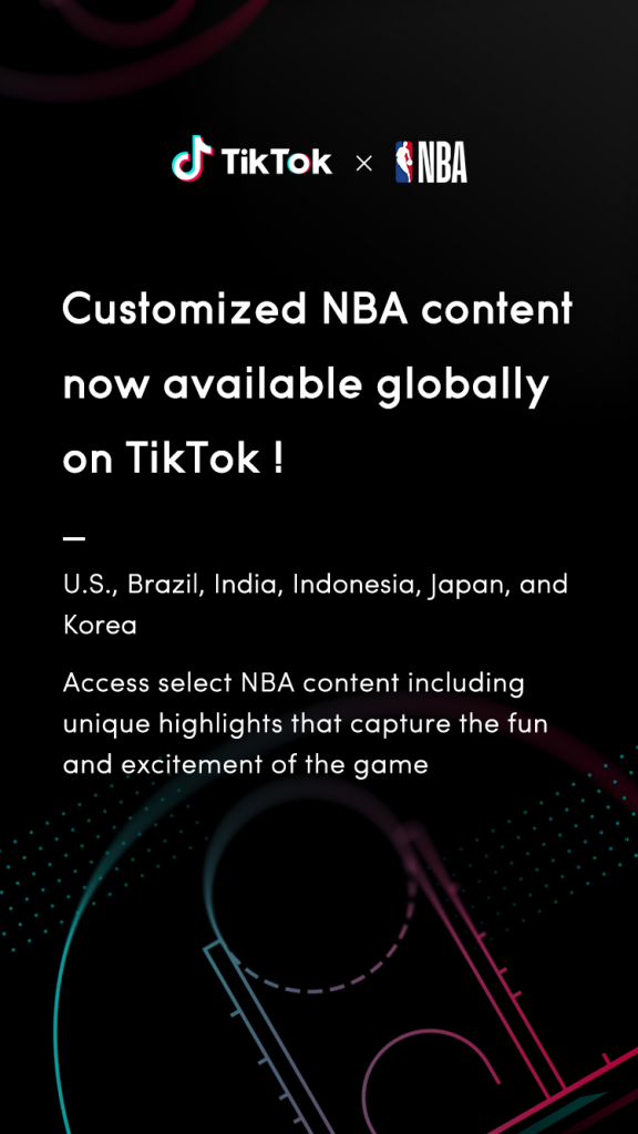 fullcourtfresh.com | Bytedance and NBA Announce Global Partnership to ...